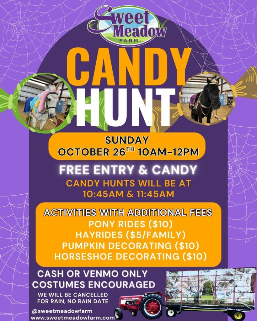 Candy Hunt - Sweet Meadow Farm - Animal Food & Hay, Childrens Programs ...